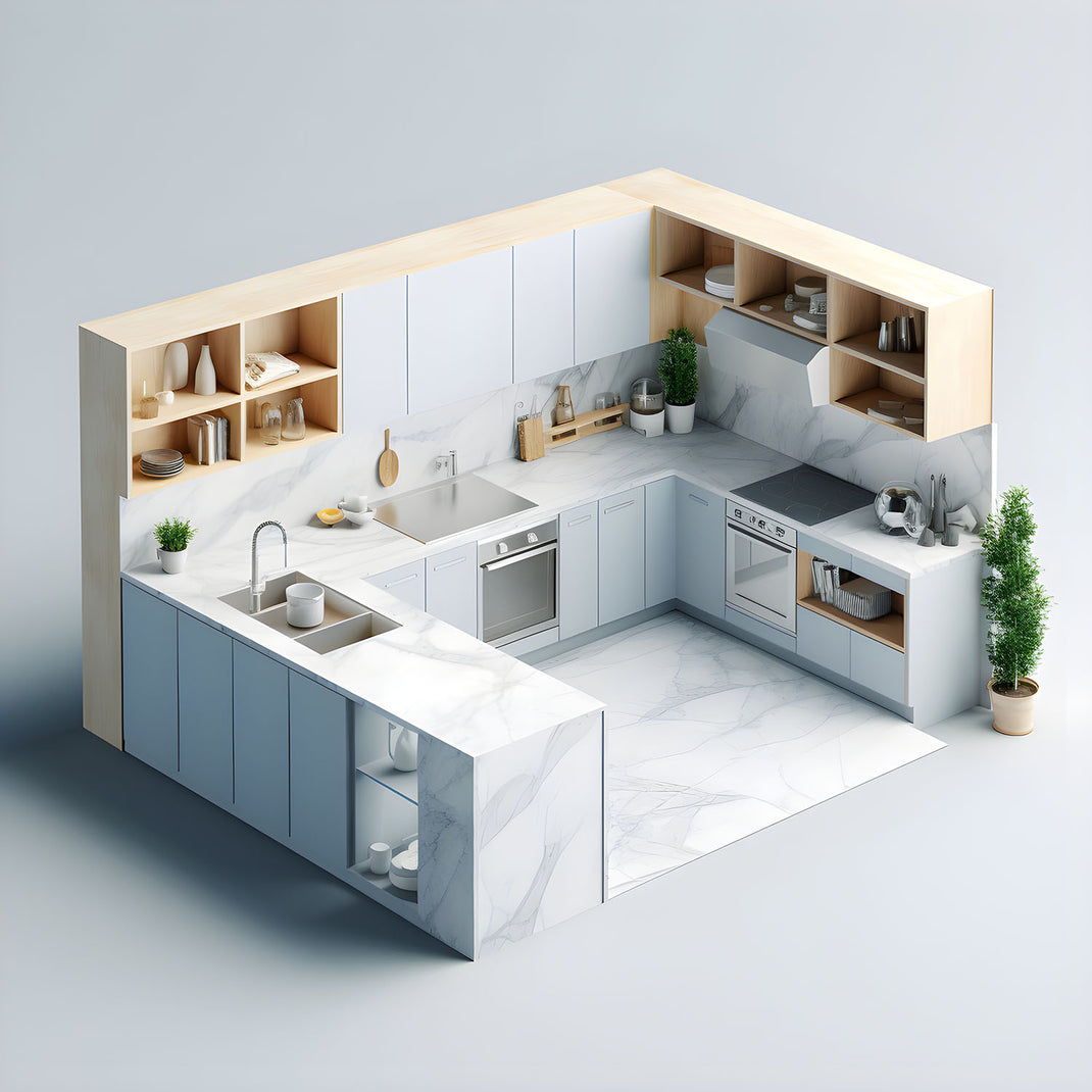 Quinn Custom Kitchen Set - Vanilla Matt – Heze Furniture
